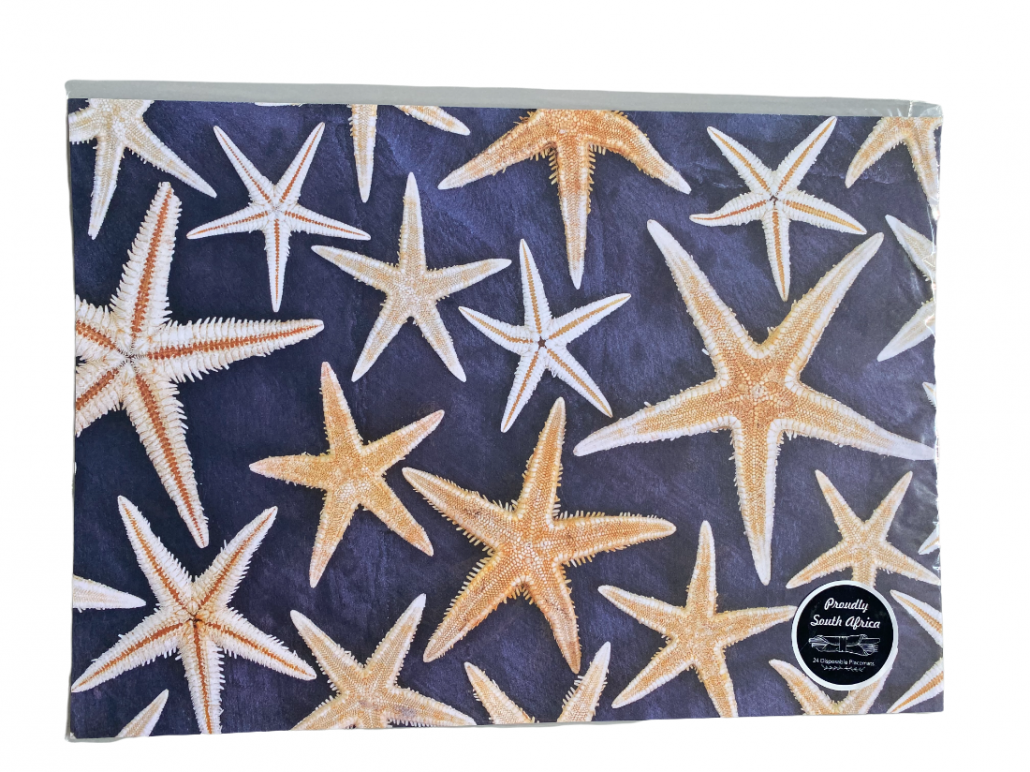 Starfish Disposable Paper Placemats – Nancy Designs